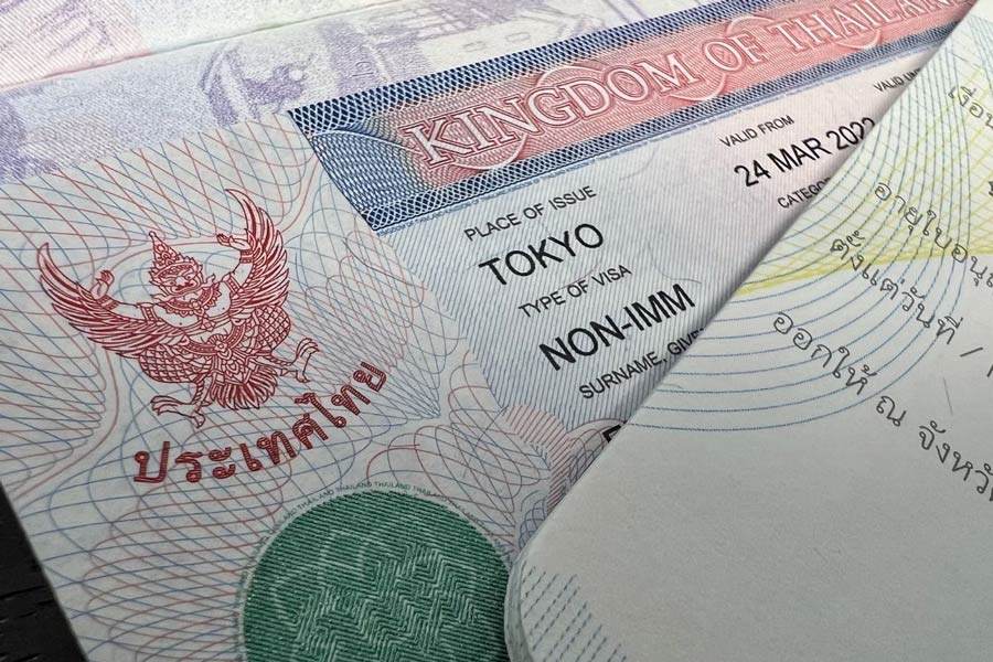 Procedures for applying for a tourist visa to Thailand